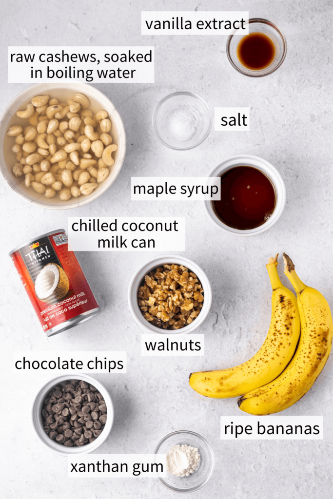 Vegan Chunky Monkey Copycat Ice Cream - Olivia's Kitchen
