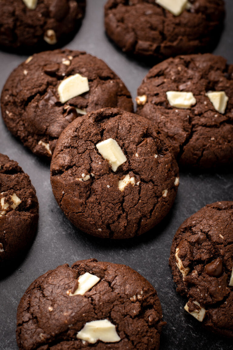 Chewy Inside Out Chocolate Chip Cookies - Olivia's Kitchen