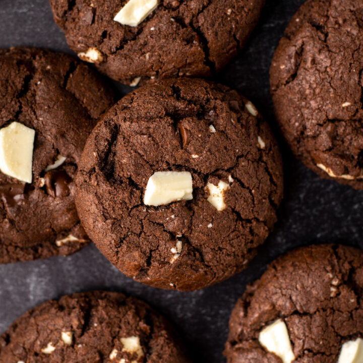 Chewy Inside Out Chocolate Chip Cookies - Olivia's Kitchen