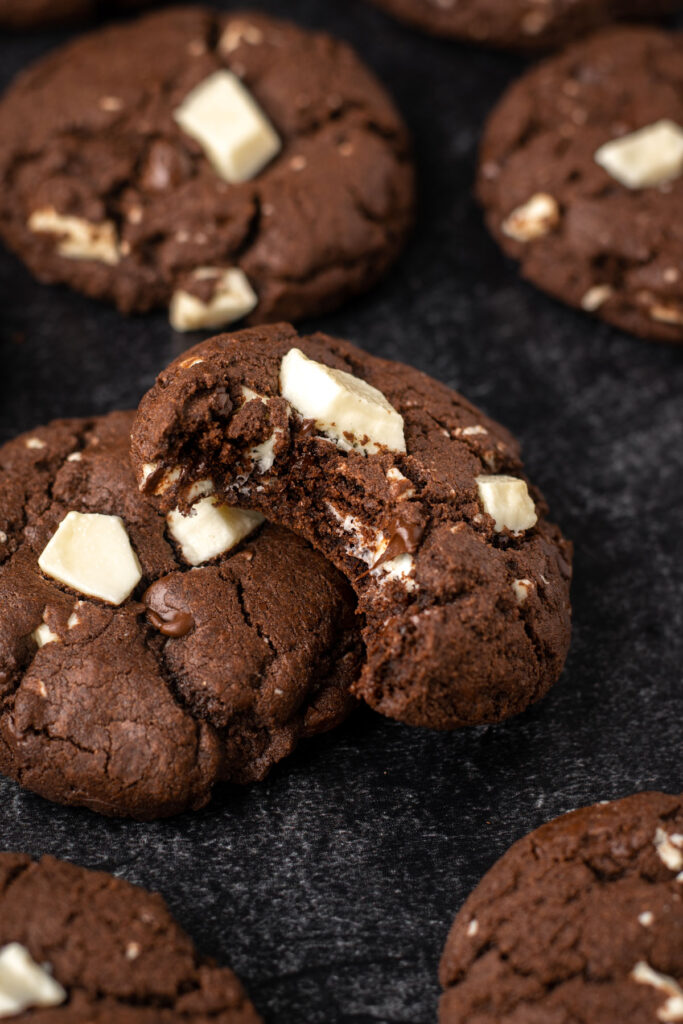 Chewy Inside Out Chocolate Chip Cookies - Olivia's Kitchen