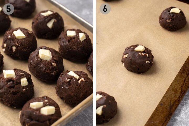 Chewy Inside Out Chocolate Chip Cookies - Olivia's Kitchen