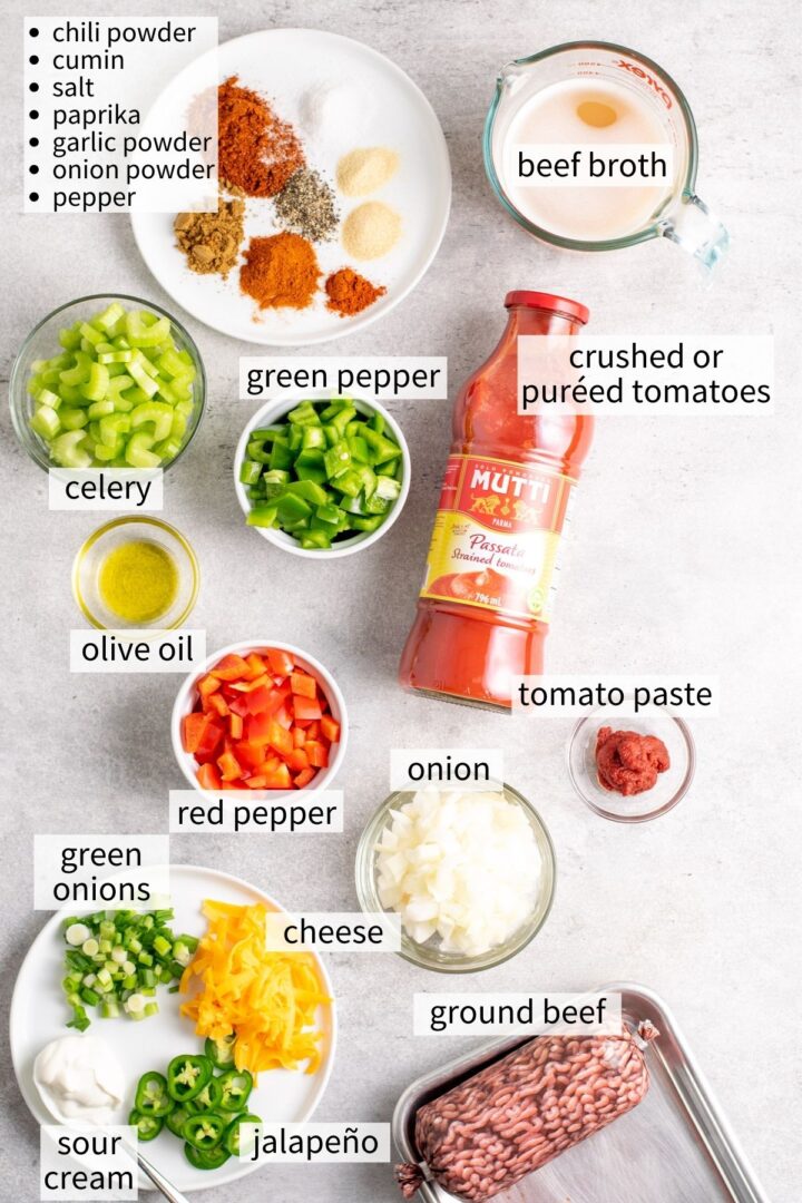 No Bean Chili (Beanless Chili) - Olivia's Kitchen