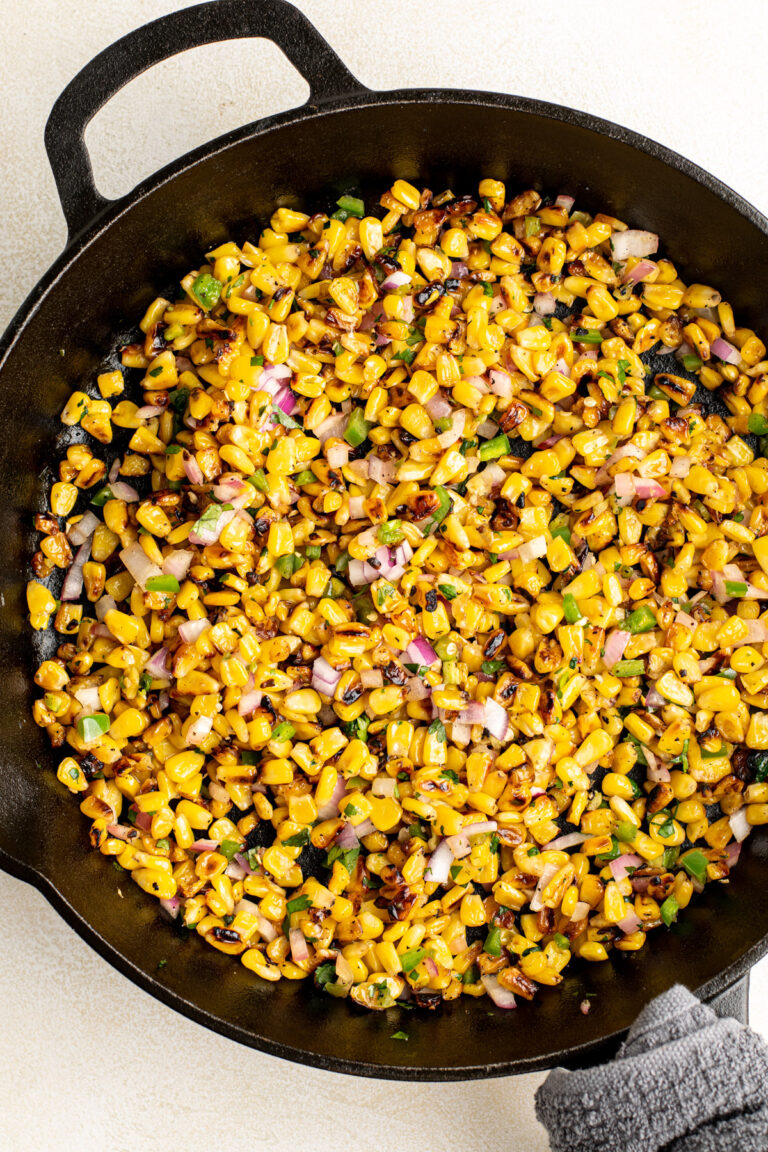 Charred Corn - Olivia's Kitchen