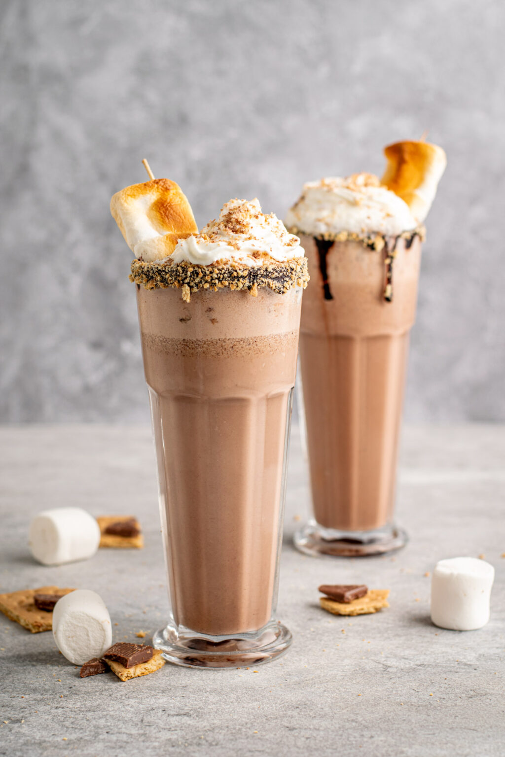 S'mores Milkshake - Olivia's Kitchen