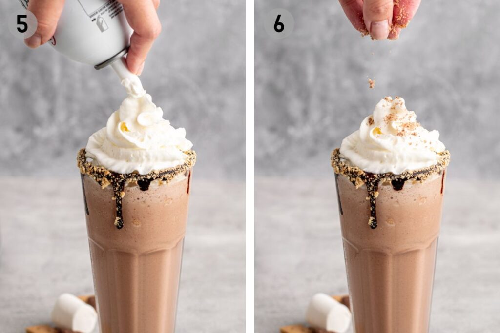 S'mores Milkshake - Olivia's Kitchen