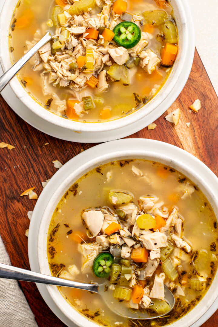 Chicken Bone Broth Soup - Olivia's Kitchen