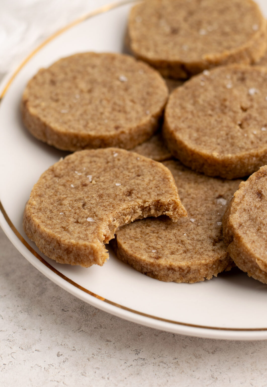 Brown Butter Shortbread Cookies - Olivia's Kitchen