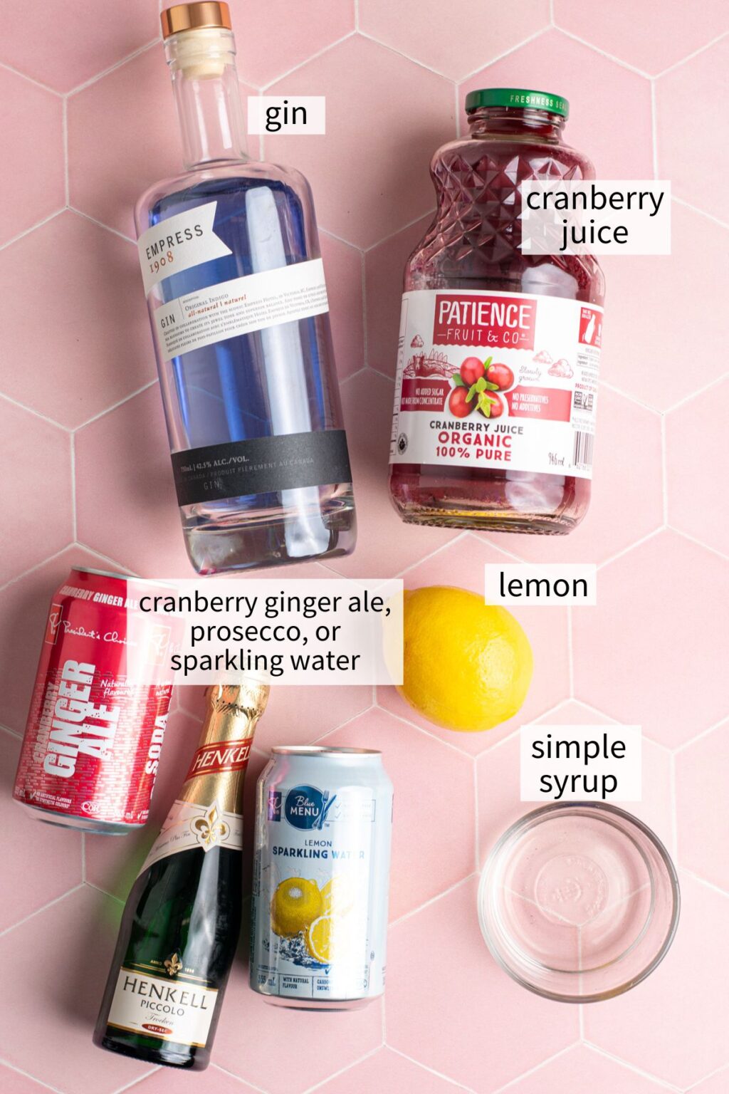 Cranberry Gin Fizz Cocktail - Olivia's Kitchen