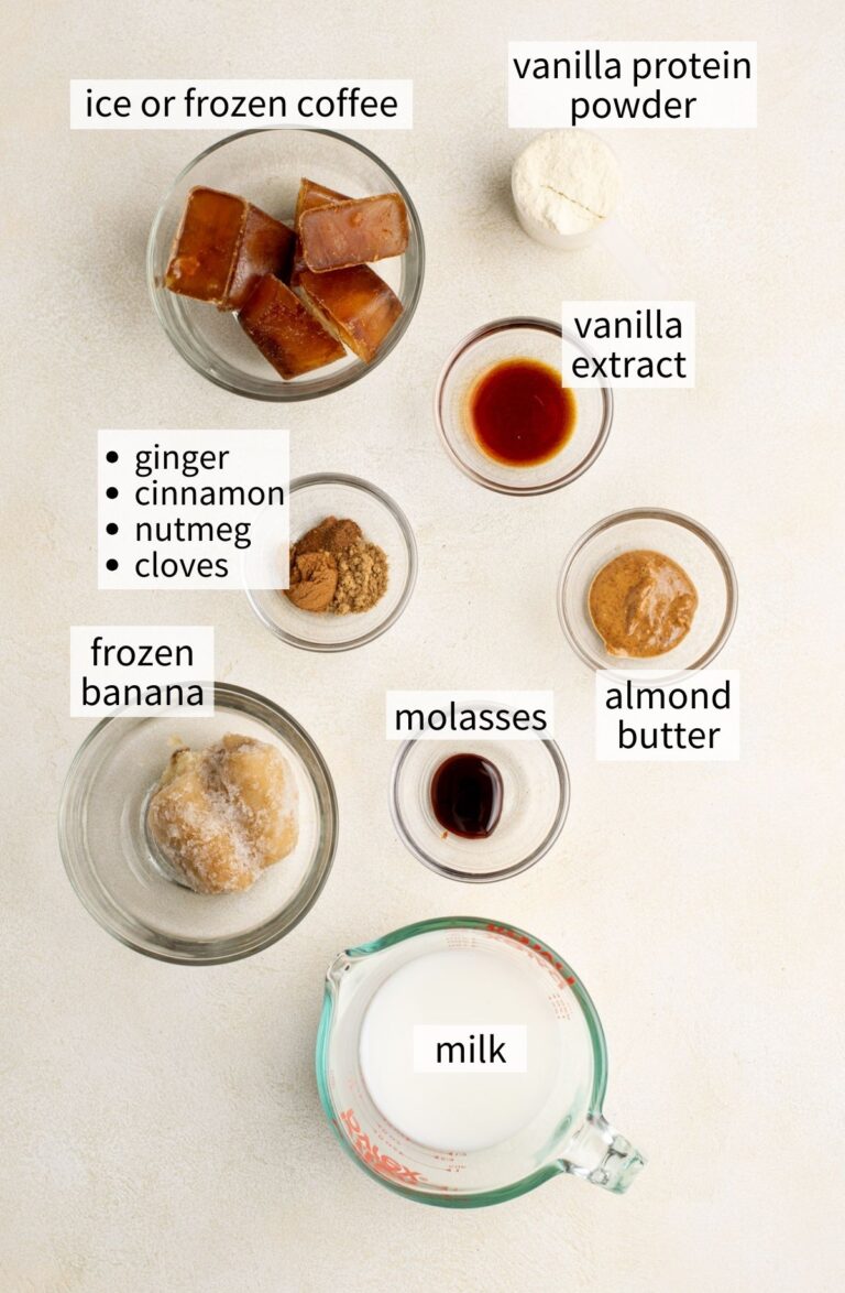 Gingerbread Protein Shake - Olivia's Kitchen