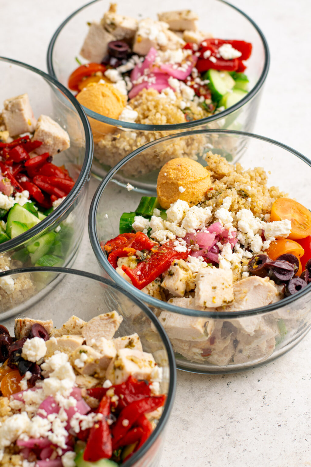 Mediterranean Bowl Meal Prep - Olivia's Kitchen