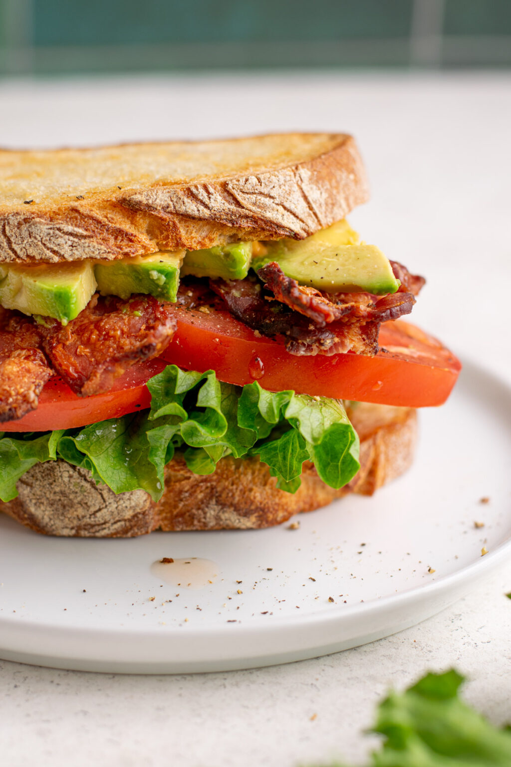 BLT with Avocado Sandwich - Olivia's Kitchen