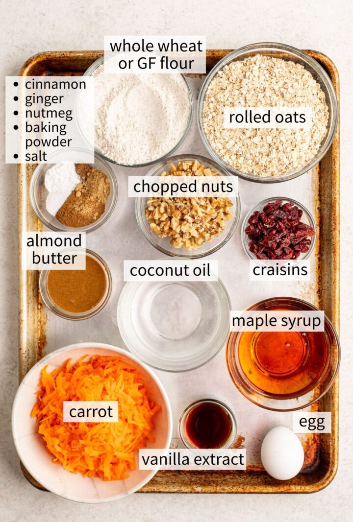 Healthy Carrot Breakfast Cookies - Olivia's Kitchen