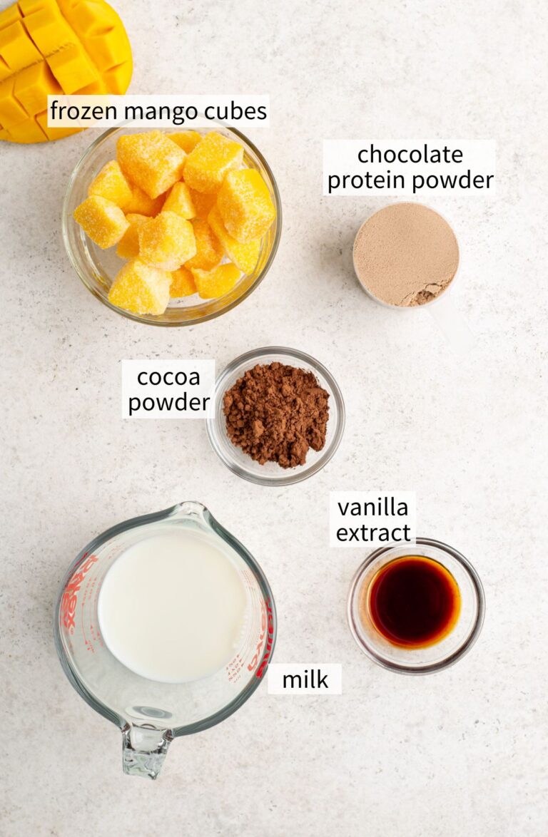 Chocolate Mango Smoothie - Olivia's Kitchen
