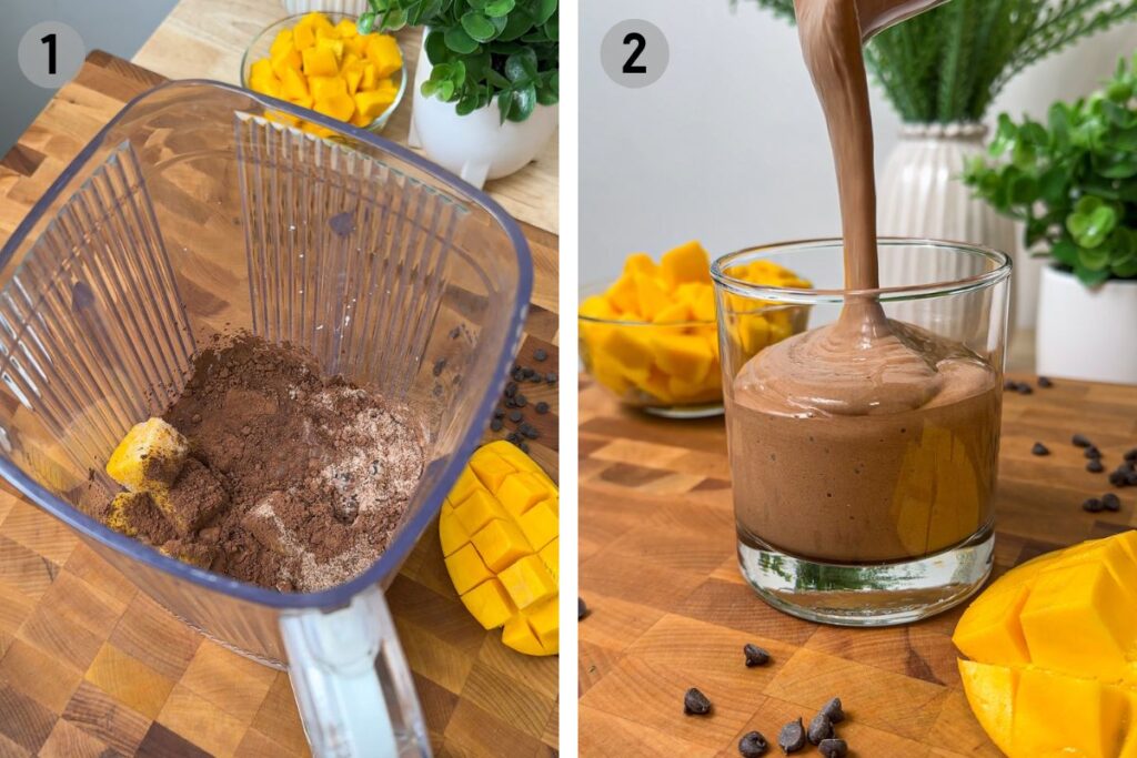 Chocolate Mango Smoothie - Olivia's Kitchen