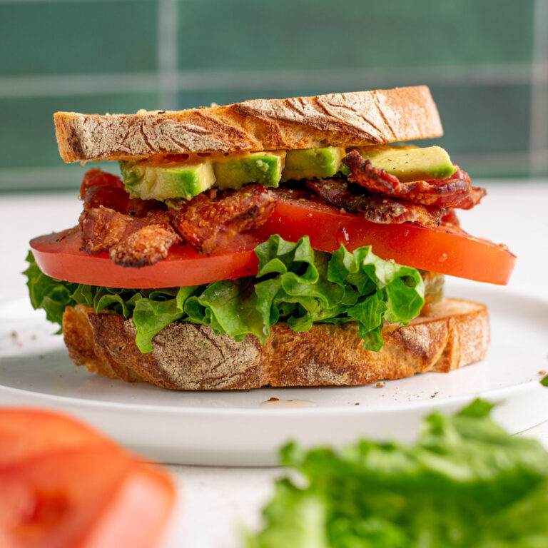 BLT with Avocado Sandwich - Olivia's Kitchen