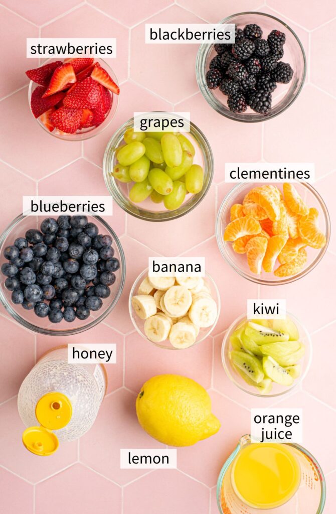 Fruit Salad with Orange Juice Dressing - Olivia's Kitchen