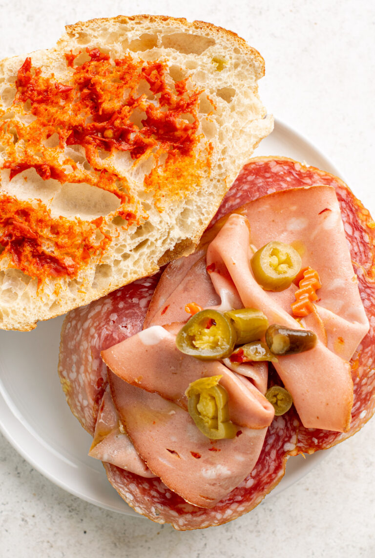 Spicy Italian Cold Cut Panino - Olivia's Kitchen