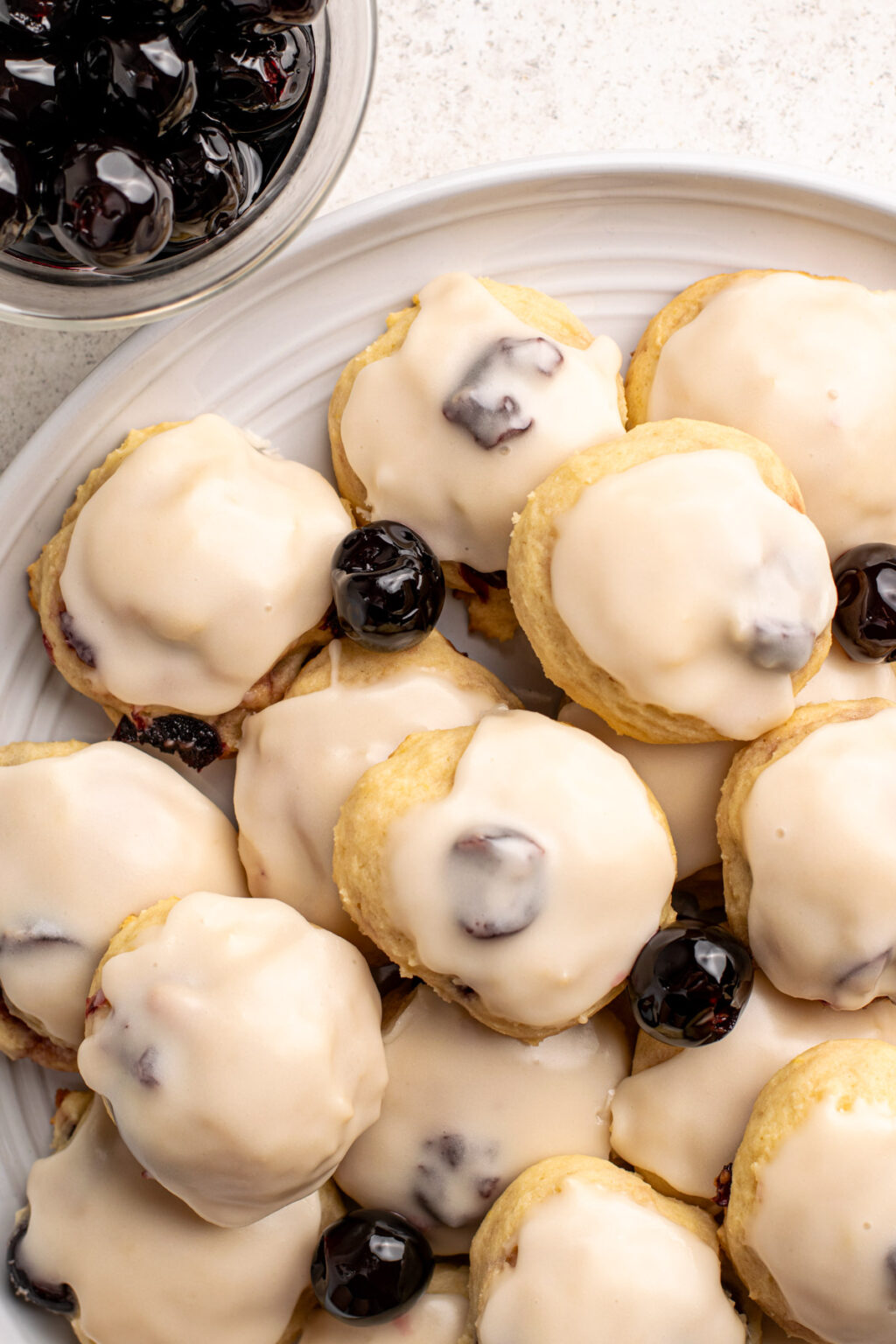 Ricotta Cookies with Amarena Cherries - Olivia's Kitchen