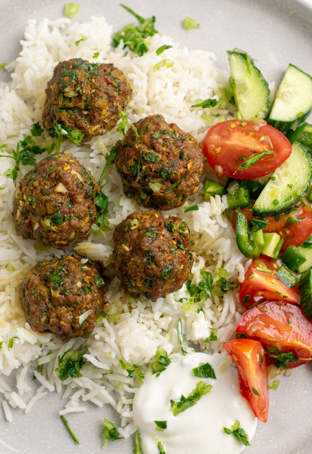 Beef Kofta Meatballs - Olivia's Kitchen