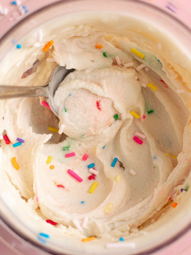 Biscoff Protein Ice Cream (Ninja Creami) - Olivia's Kitchen