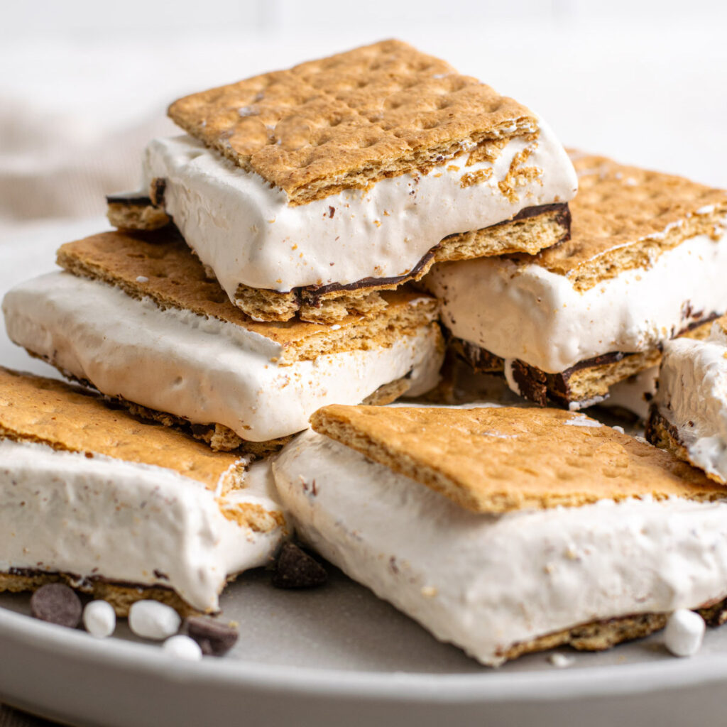 Frozen Protein S'mores Bars - Olivia's Kitchen
