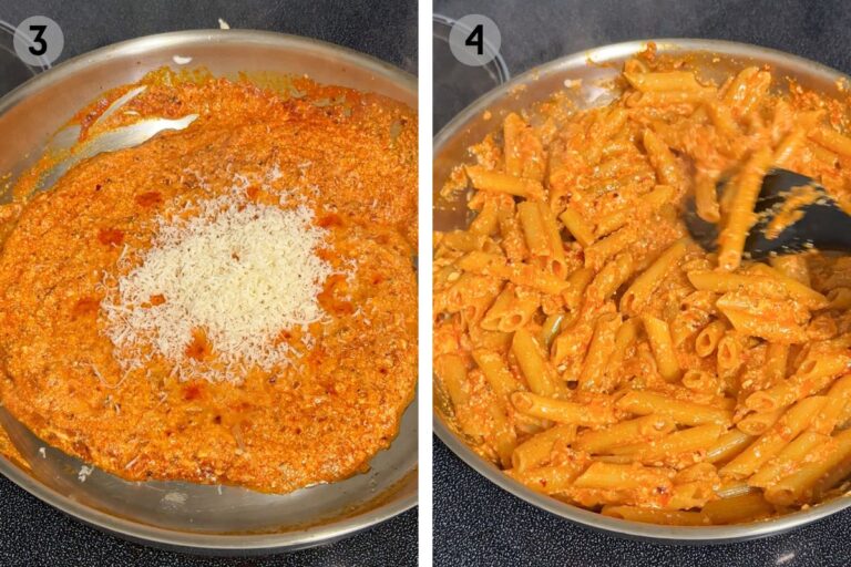 High Protein Cottage Cheese Vodka Sauce - Olivia's Kitchen
