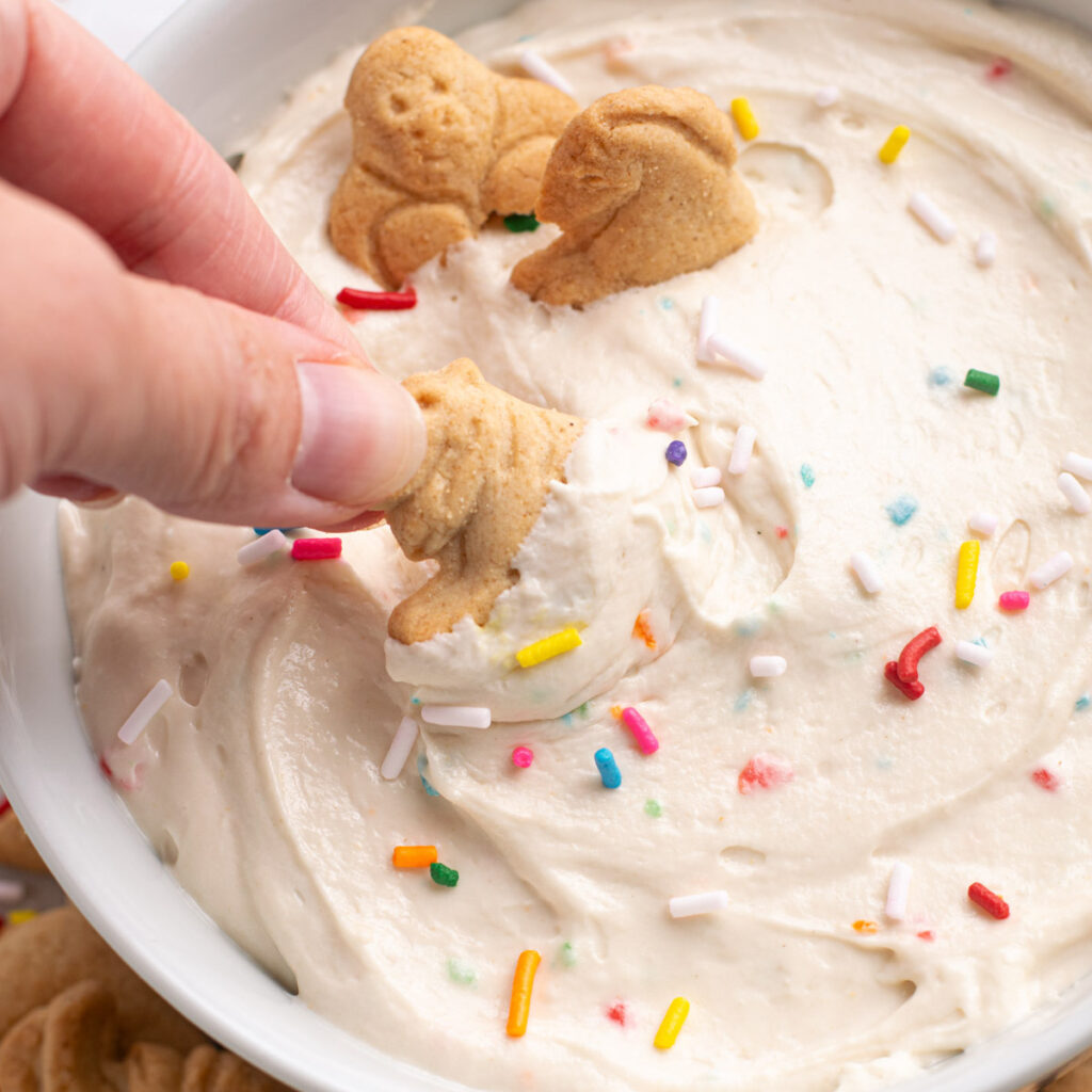 Healthy Dunkaroo Dip (High Protein) - Olivia's Kitchen
