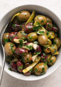 Italian Marinated Olives - Olivia's Kitchen
