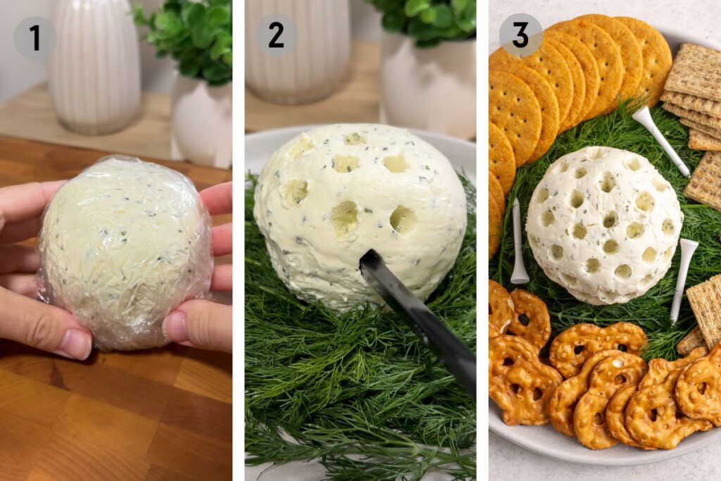 Golf Ball Cheese Ball - Olivia's Kitchen